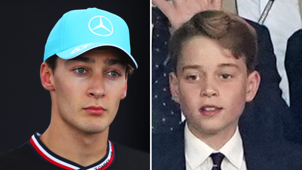F1 star George Russell reveals awkward Prince George moment at rugby ...